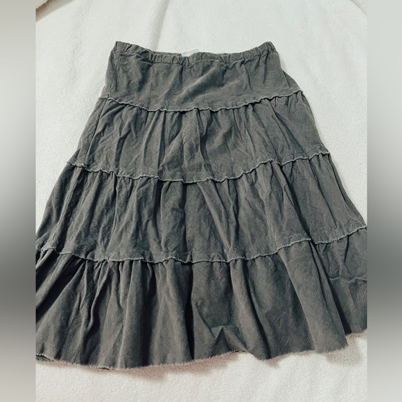 Cato | Skirts | Womens Grey Ruffled Skirt | Poshmark